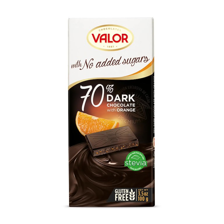 Tamna čokolada sa narandžom 70% kakao 100g