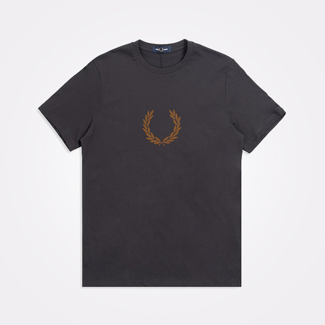 Fred Perry Flocked Laurel Wreath T-Shirt