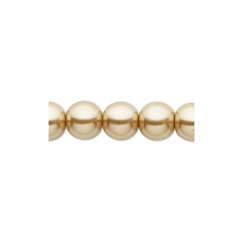 South Sea Shell Pearl Antique Gold 8 Mm