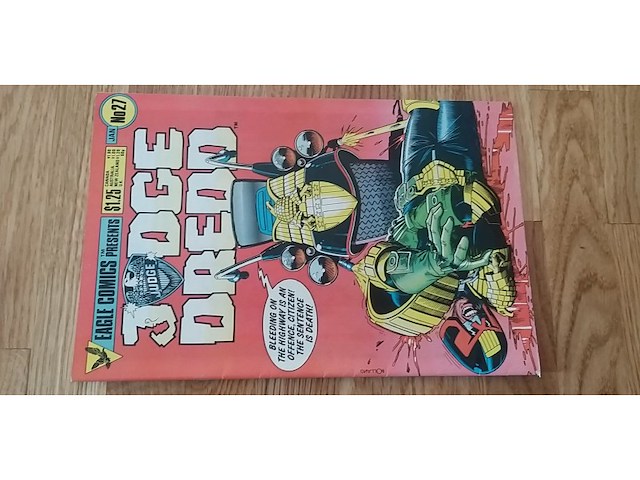 Judge Dredd No. 27 Eagle comics