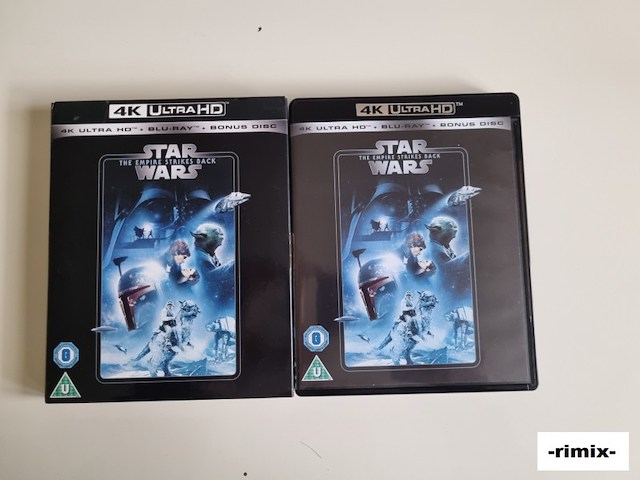 4K + Blu ray - Star wars  :  The  emmpire stikes back