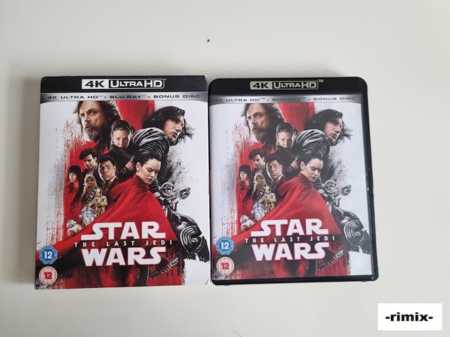 4K + Blu ray - Star wars  : The  last jedi