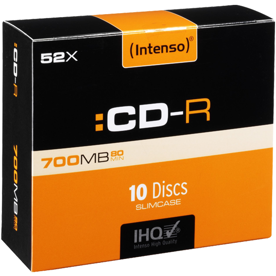 (Intenso) CD-R 700MB (80 min.) pak. 10 komada Slim Case – CD-R700MB/10Slim