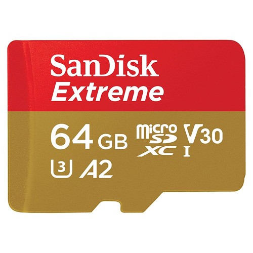 SanDisk 64GB Extreme microSDXC Memorijska kartica | SDSQXAH-064G-GN6MA