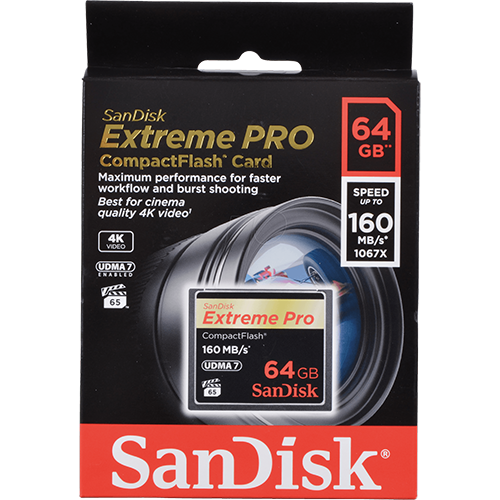 SanDisk Extreme PRO Compact Memorijska kartica 64GB VPG-65 UDMA 7 | SDCFXPS-064G-X46