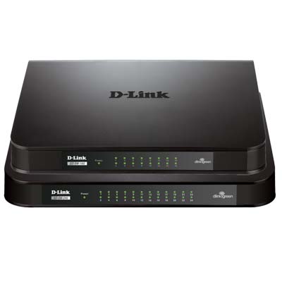 D-Link DlinkGO 16-Port Gigabit 10/100/1000Mbps Desktop Switch | GO-SW-16G