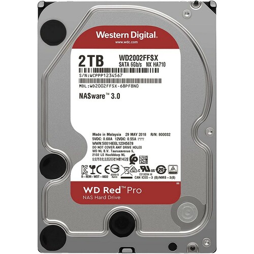 WD 2TB 3.5 SATA III WD2002FFSX Red Pro