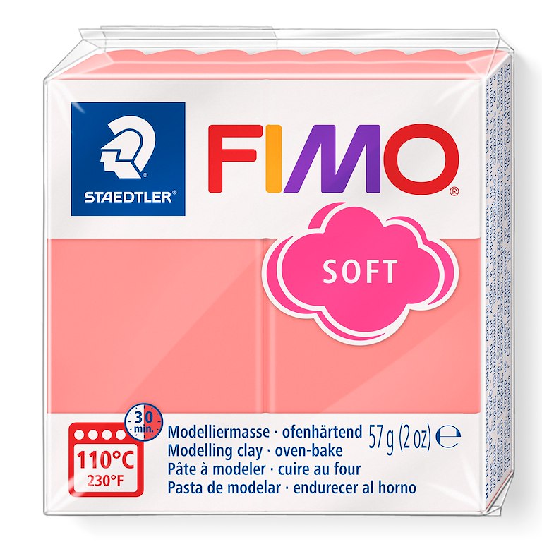 Fimo soft Pink grapefruit