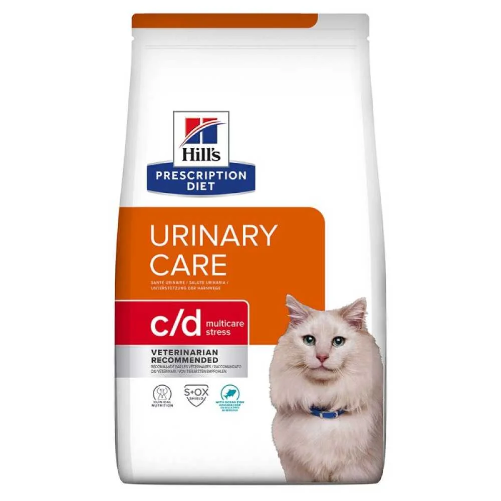 Hill's Prescription Diet cat veterinarska dijeta C/D Urinary stress - Okeanska riba 1.5kg