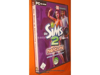 Die Sims 2 Nightlife ekspanzioni disk