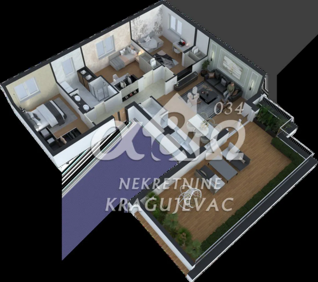 Prodaja, stan, 79m2, Mala vaga, Kragujevac