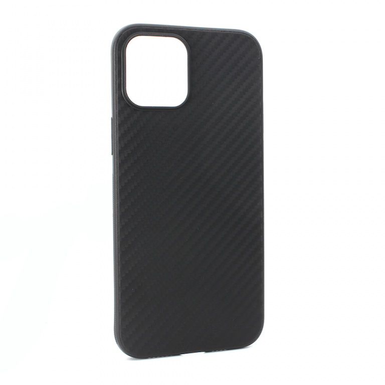 iPhone 12 Pro Max 6.7 - Zastitna maska (futrola) Carbon fiber crna