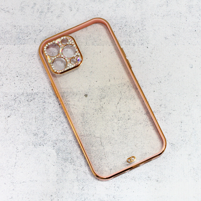 iPhone 12 Pro Max 6.7 - Zastitna maska (futrola) Cirkon Camera roze