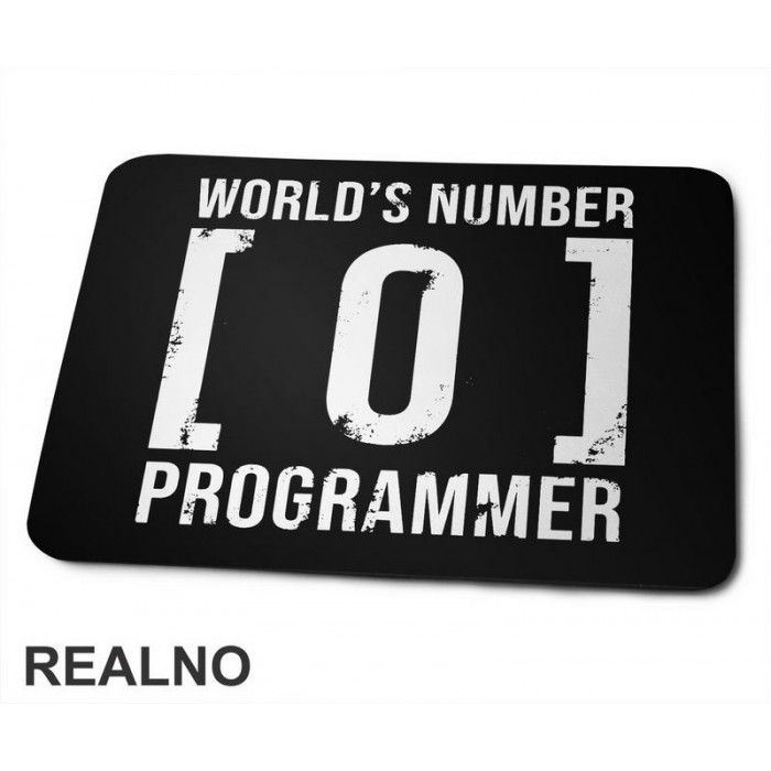 WORLDS NUMBER ONE PROGRAMMER - GEEK - PODLOGA ZA MIŠ