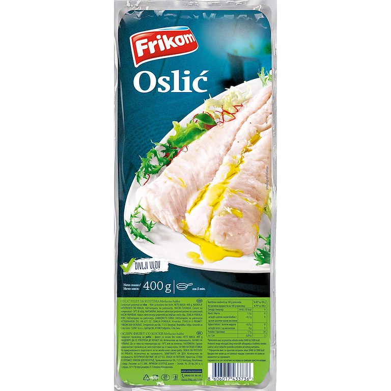 oslić filet 400g frikom