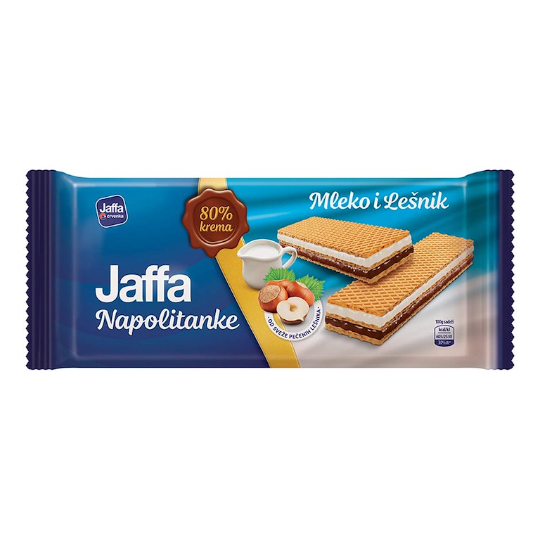 Jaffa Napolitanke mleko i lešnik 187g