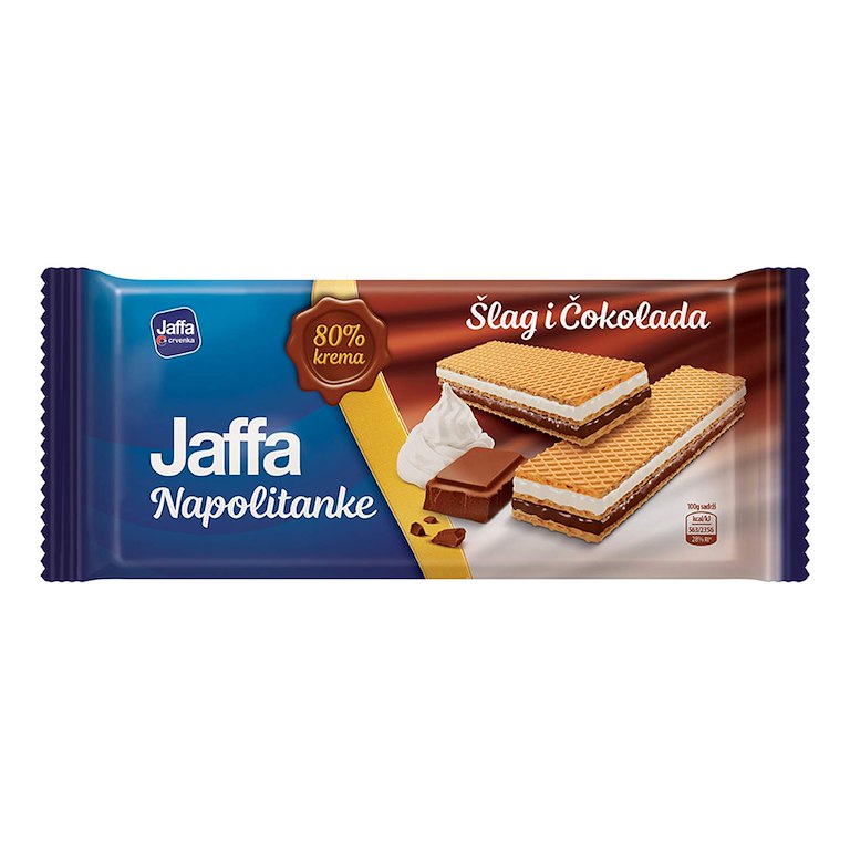 Jaffa Napolitanke šlag i čokolada 187g