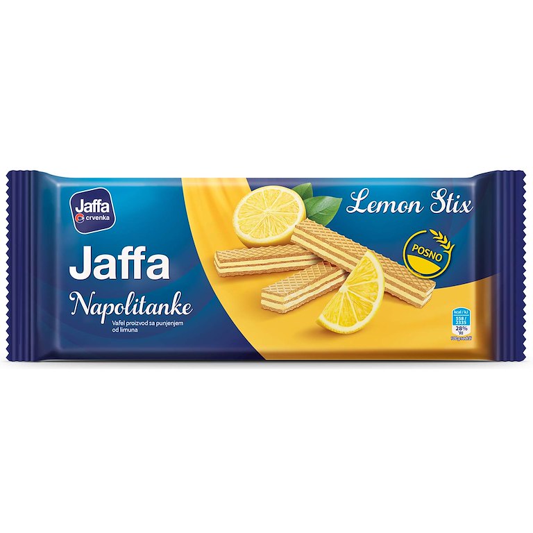Jaffa napolitanke Lemon stix 160g