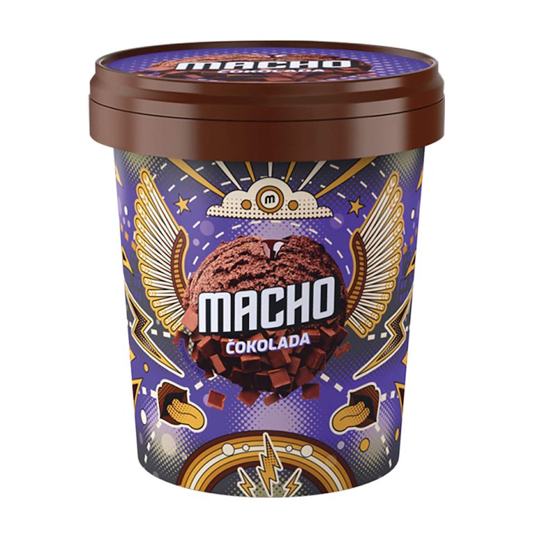 sladoled macho čokolada 370ml frikom