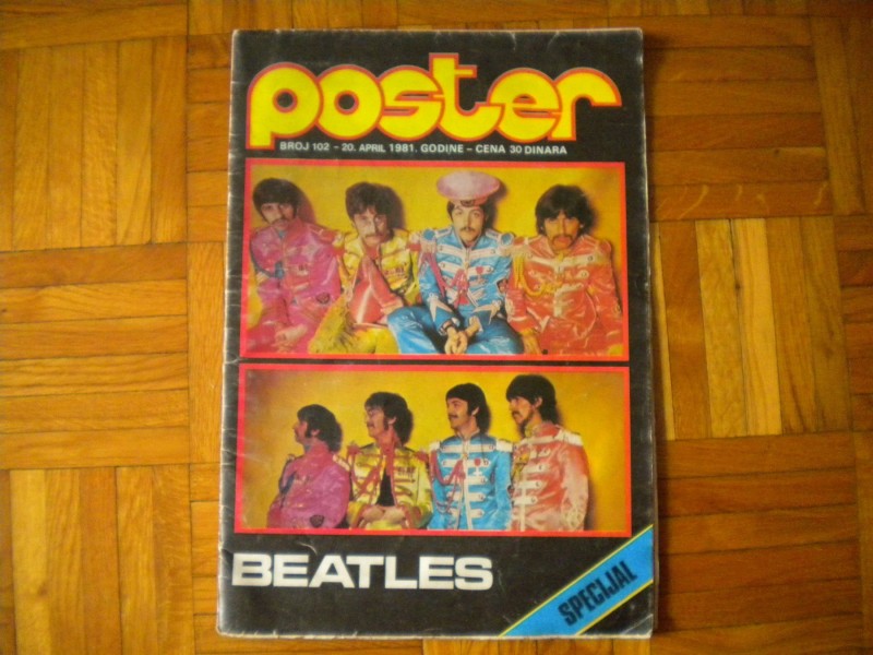 BEATLES POSTER specijal broj 102, 20. april 1981.