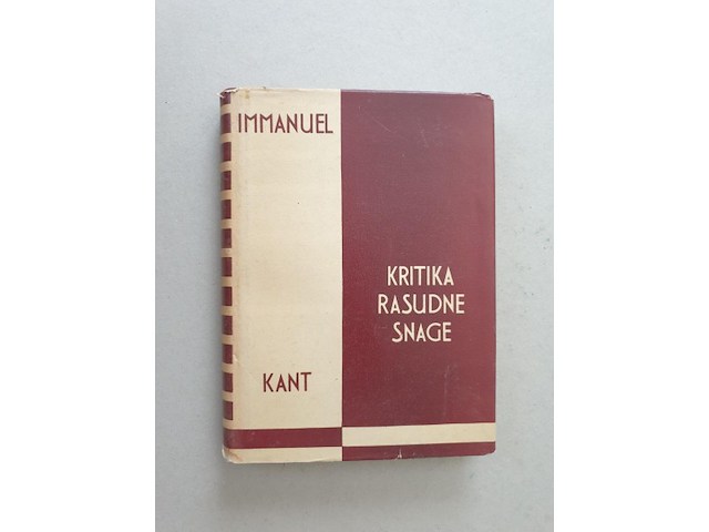 Immanuel Kant - Kritika rasudne snage