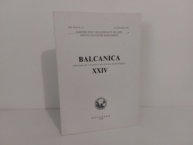 BALCANICA XXIV Dvojezično izdanje