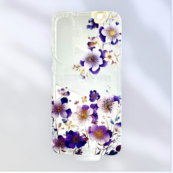 Maska Hard Case Flower za Samsung S24 plus lilac