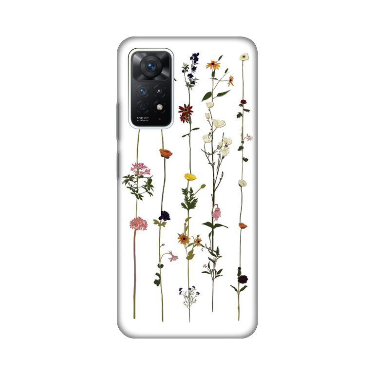 Xiaomi Redmi Note 11 Pro Note Pro - Zastitna ultra tanka (skin) maska / futrola PRINT 4G Flower