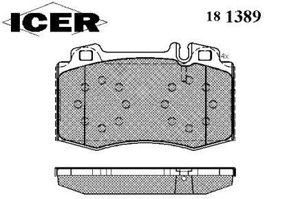 PLOCICE PREDNJE MEYLE MERCEDES-BENZ C-CLASS (W203 S203) 05.00 – 08.07/S-CLASS (W220) 10.98 – 08.05/Kupe (C215) 03.99 – 08.06/(W221) 09.05 – 12.13/SL (R129) 03.89 – 12.01/(R230)