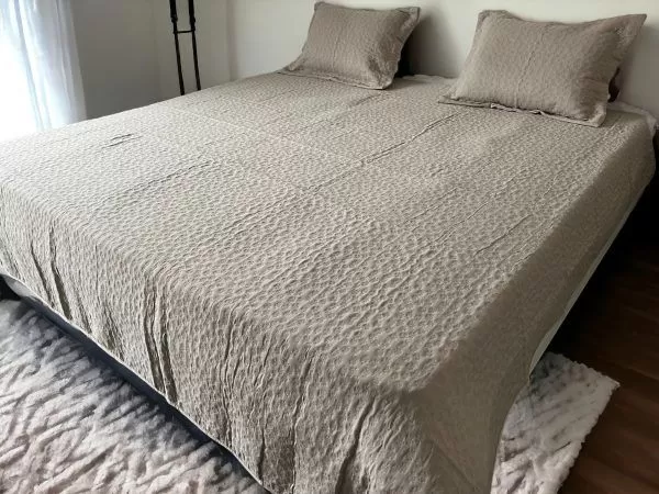 Prekrivač Elegance 250x260cm i 2 jastučnice Grey