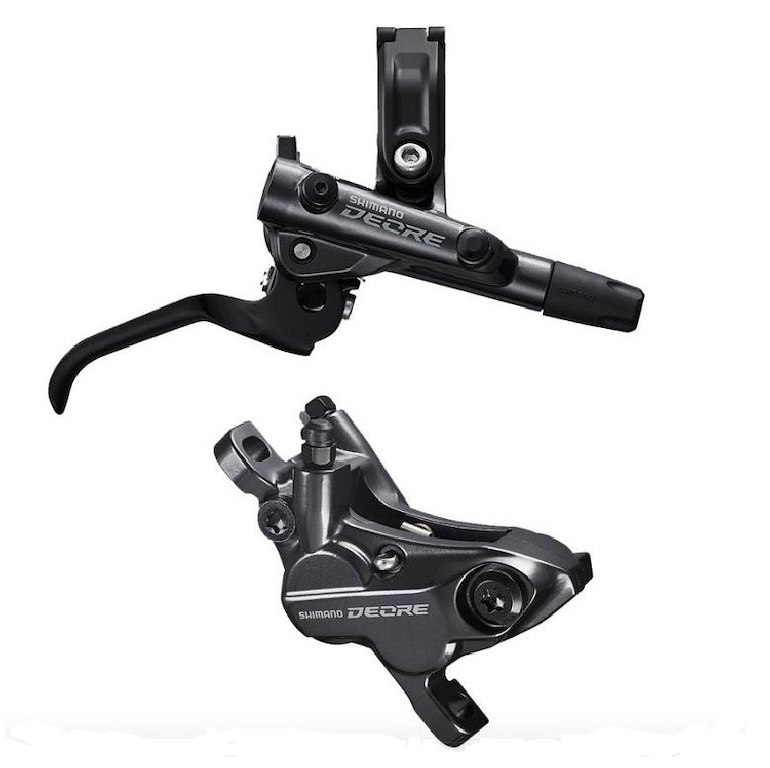 KOČNICA SHIMANO/J-kit, DEORE, BL-M6100(R), BR-M6120(R), W/O ADAPTER, RESIN PAD(W/O FIN), 1700MM HOSE(SM-BH90-SS BLACK), W/CONNECTER INSERT, IND.PACK