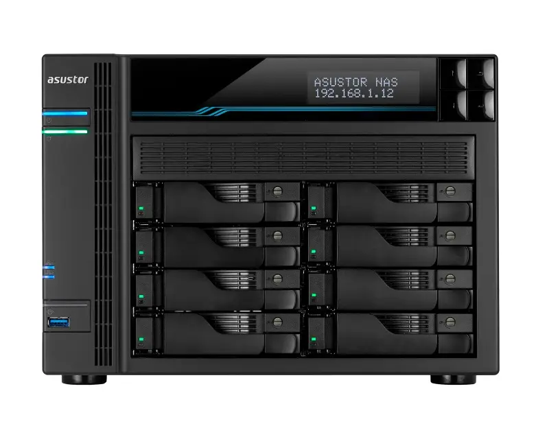 ASUSTOR NAS Server za skladištenje LOCKERSTOR 8 AS6508T crni