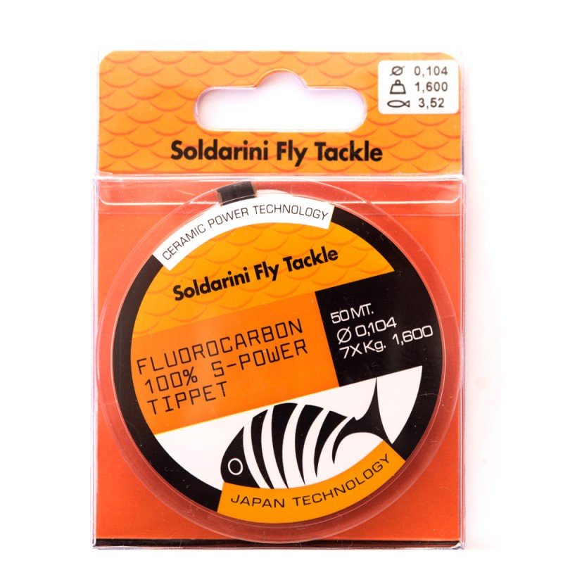 SOLDARINI FLY TACKLE FLUOROCARBON 100% S-POWER X7 50M 0.104MM