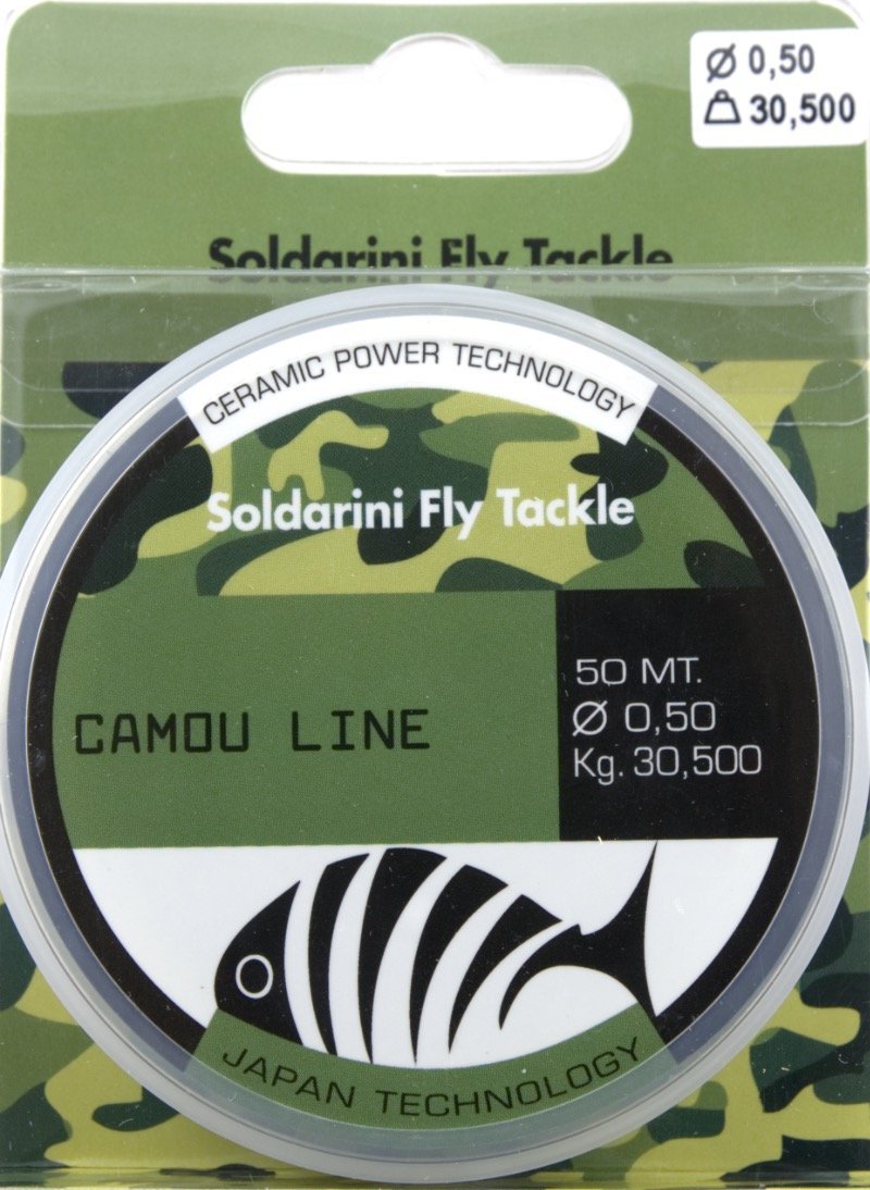 SOLDARINI FLY TACKLE CAMOU LINE 50M 0.18MM