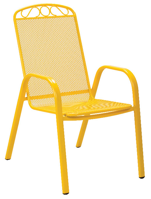 Baštenska stolica Melfi – žuta