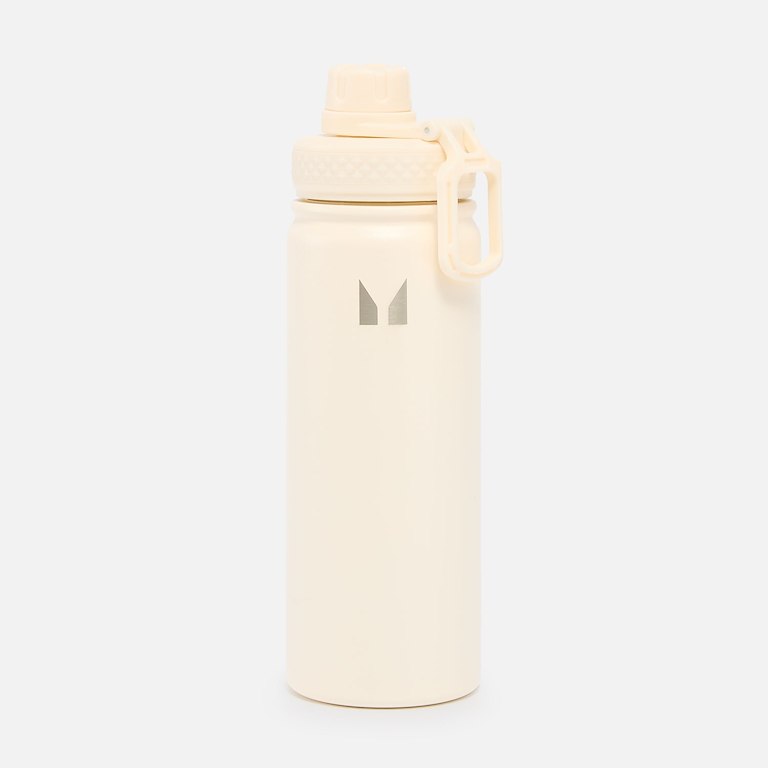 Medium Metal Water Bottle − srednja boca za vodu − krem