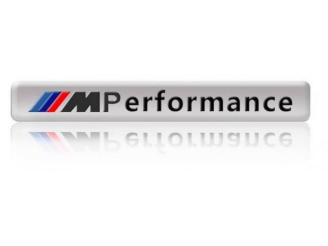 Samolepljiva metalna pločica - M PERFORMANCE (BMW)