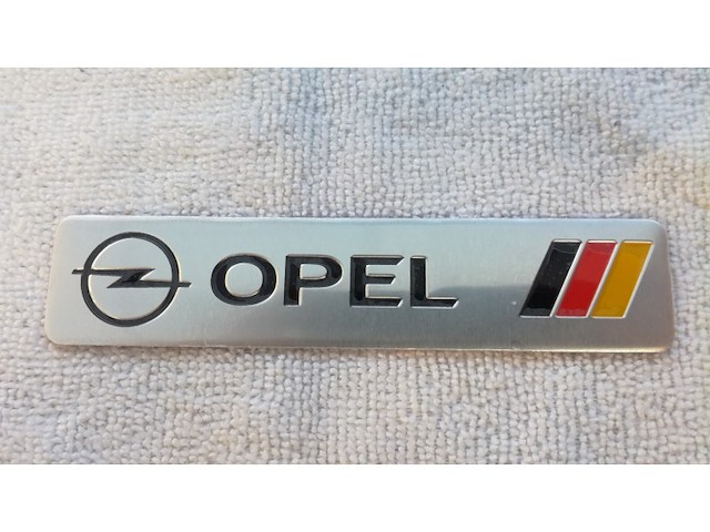 Samolepljiva metalna pločica - OPEL