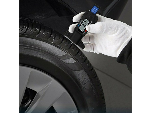 Digitalni merač dubine šare na gumama gume auto