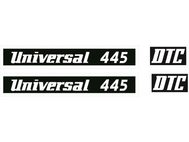 UNIVERSAL 445 DTC - Nalepnice za traktor