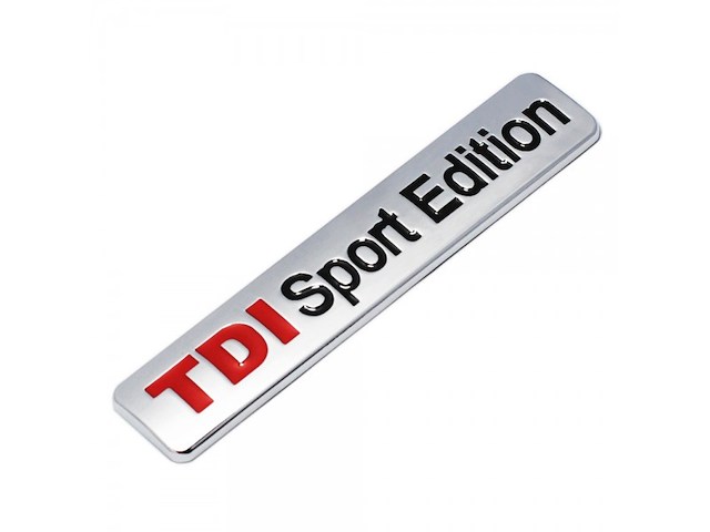 Samolepljiva metalna pločica - TDI Sport Edition