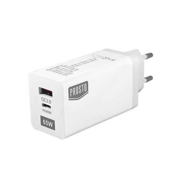 BRZI PUNJAČ 83W 1xUSB-C + 1xUSB-A QC3.0 GAN USBP378 PROSTO