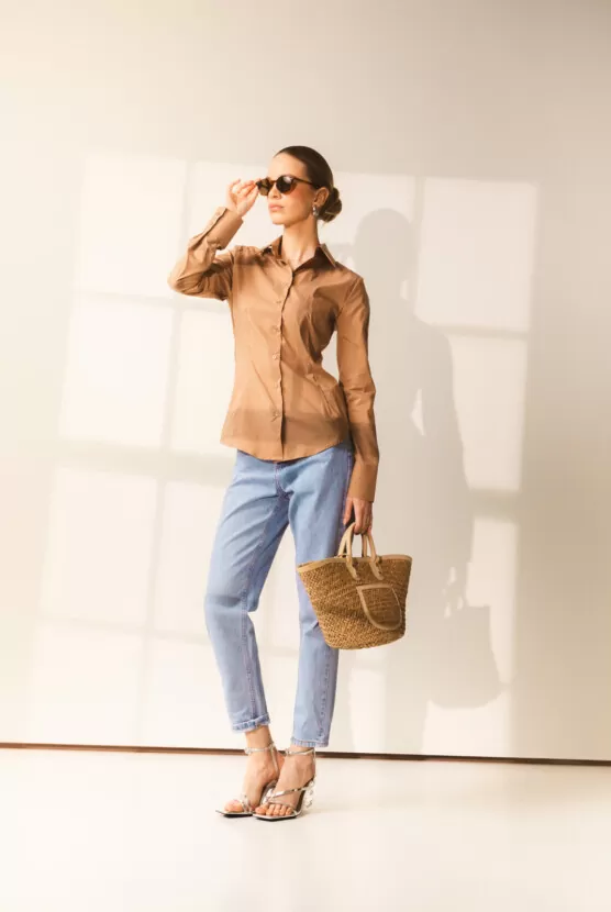 LW Rose shirt ženska lanena košulja