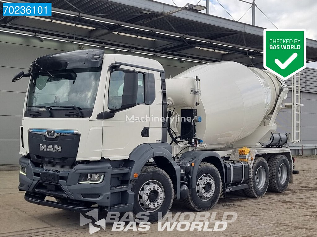 Novi MAN TGS 32.430 8X4 NEW! 9m3 Mixer EM9L Euro 6 kamion s mešalicom za beton