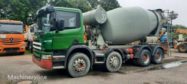 Stetter na šasiji Scania P340PS 4-Achser 8x4 Betonmischer Euro:4 kamion s mešalicom za beton