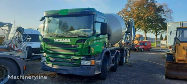 Scania 2x P360 Betonmischer 8x4 Blatt/Blatt E6 kamion s mešalicom za beton