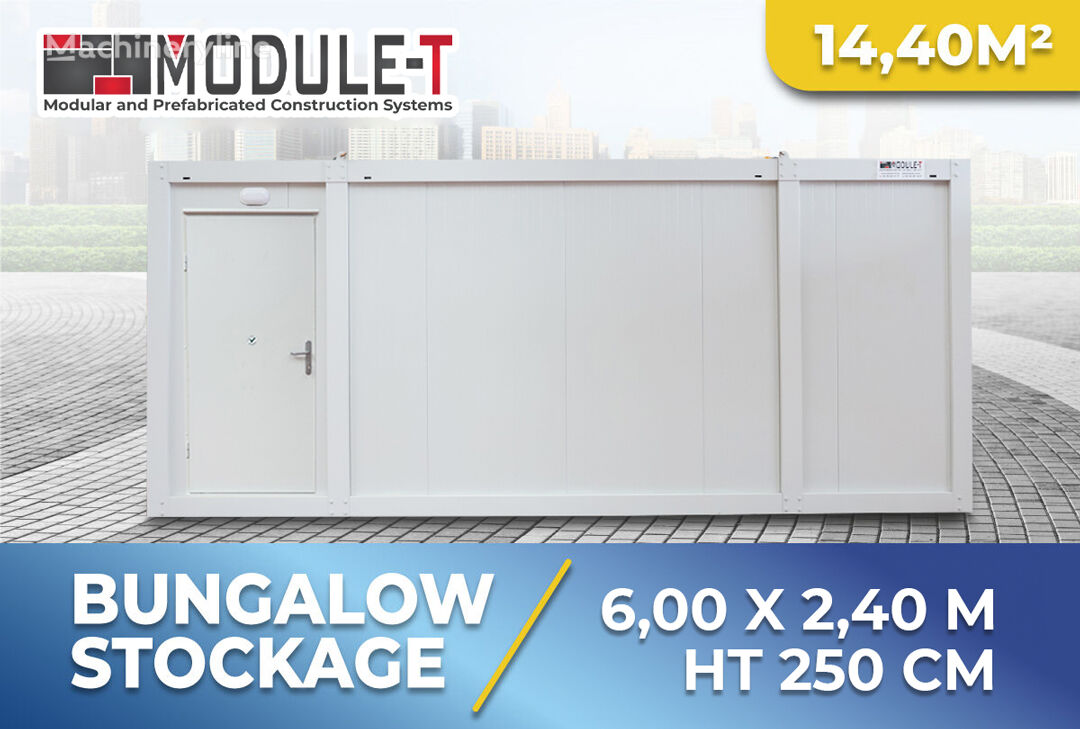 Novi Module-T BUNGALOW STOCKAGE | CONTENEUR MODULAIRE VESTIAIRE CABIN 20' stambeno-poslovni kontejner