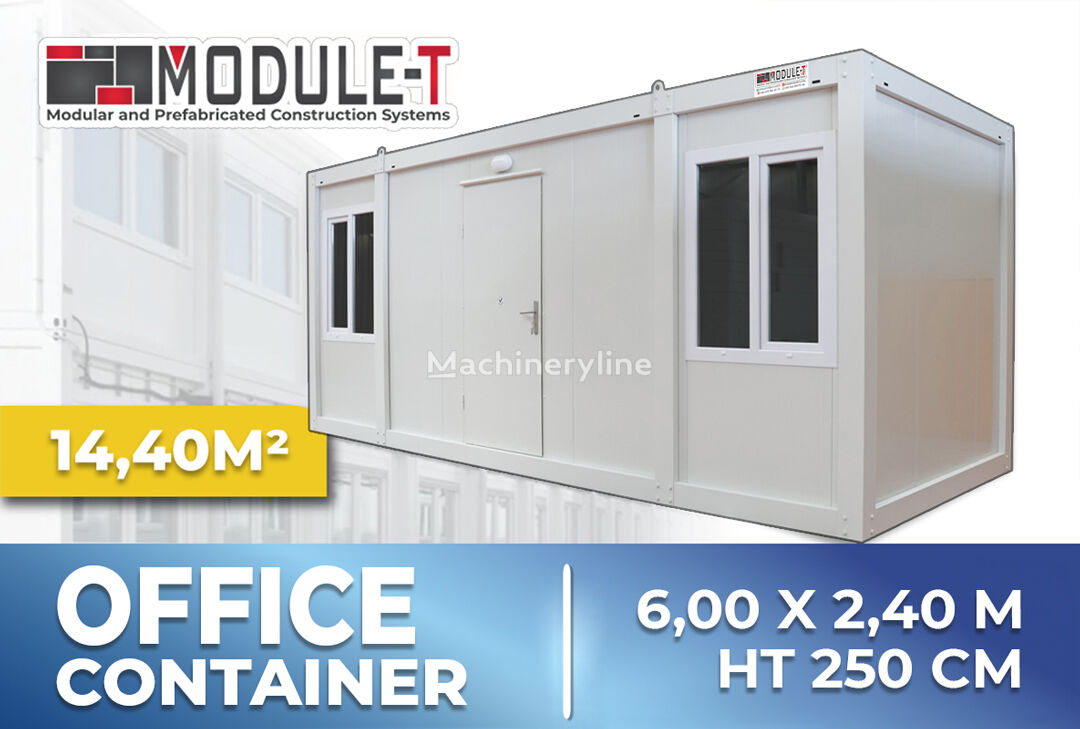 Novi Module-T MODULAR OFFICE CONTAINER | FLATPACK-CONSTRUCTION-CABIN-WC radnički kontejner
