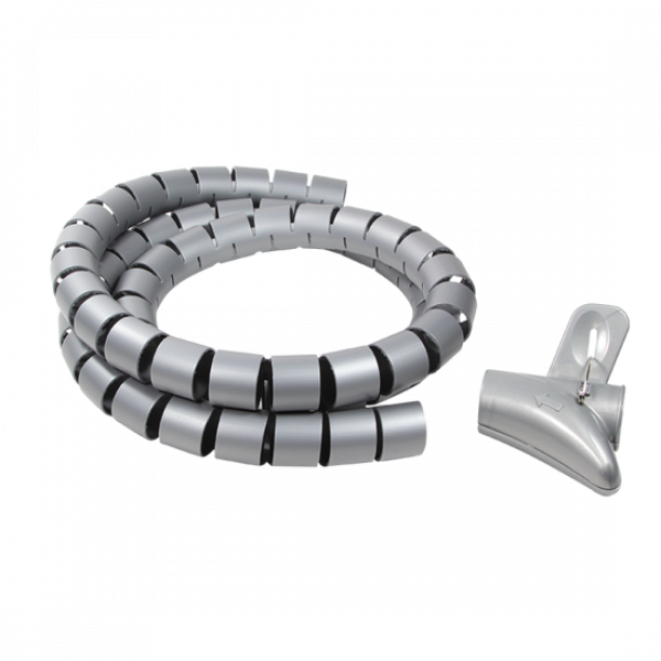 LogiLink spiralni bužir za kablove Cable Spiral Wrapping Band 1.5m x 28mm silver(28015)