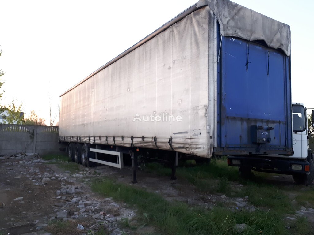 Fruehauf TF34C1 (DRUM BRAKES / FREINS TAMBOUR) poluprikolica sa kliznom ceradom